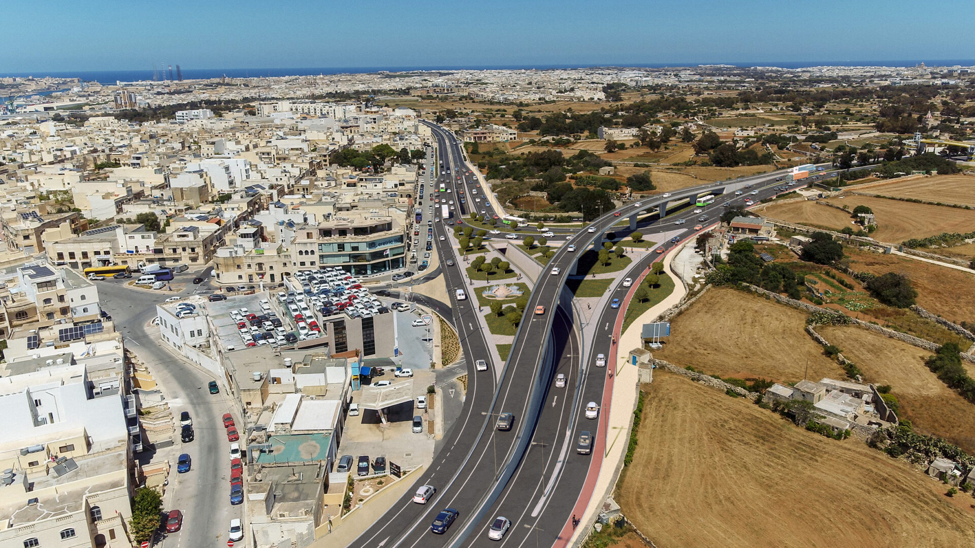 Ara kif ir-roundabouts ta' Ħal Luqa se jinbidlu f'junction - talk.mt