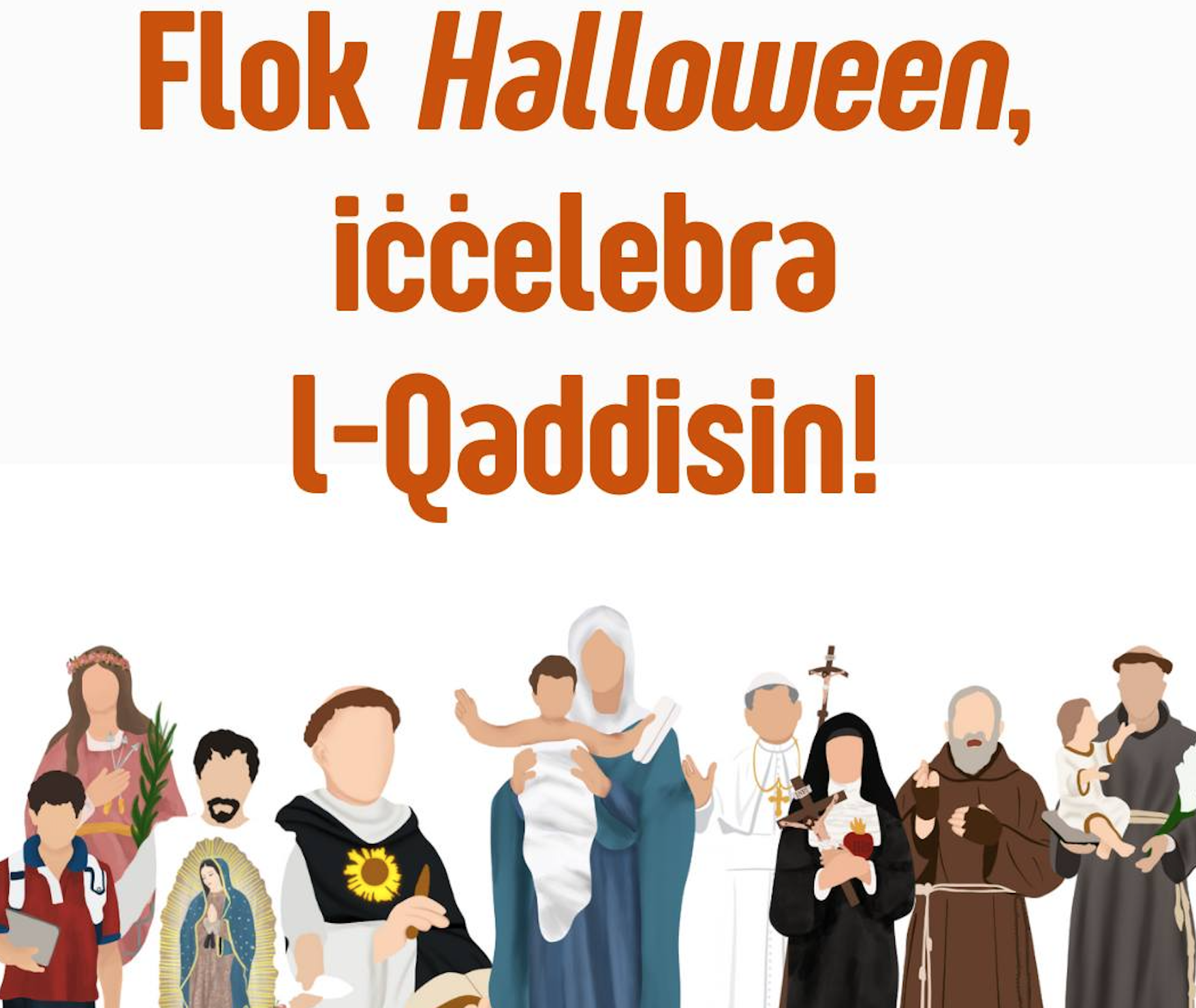 "Flok Halloween iċċelebra l-Qaddisin"- Id-Djoċesi ta' Għawdex - talk.mt