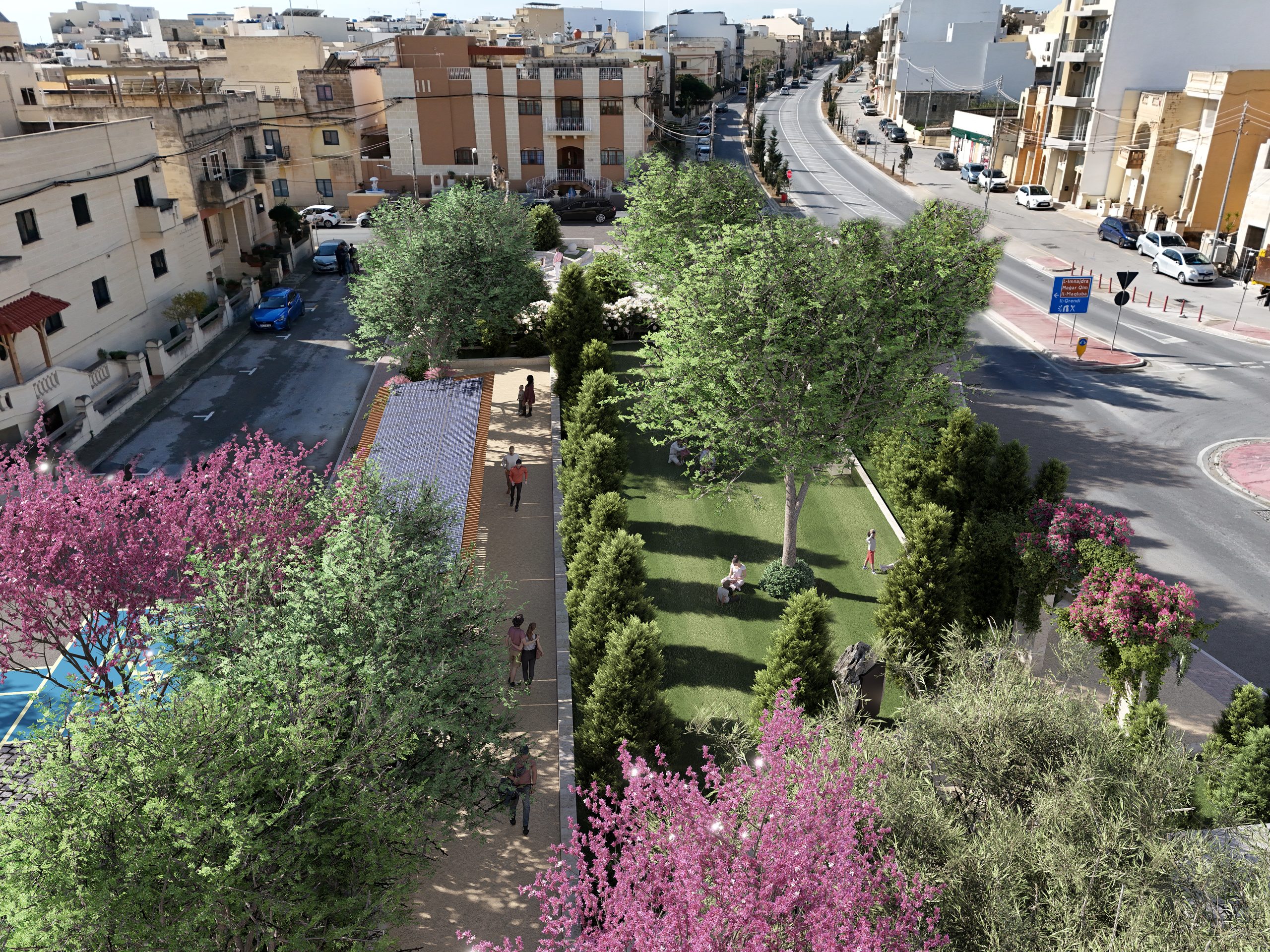 Proġett li ser jikkonsisti fi tħawwil ta’ għexieren ta’ siġar ġodda, 20 ...