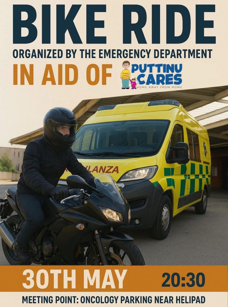 Bike Ride mid-Dipartiment tal-Emerġenza Mater Dei b’risq Puttinu Cares ...